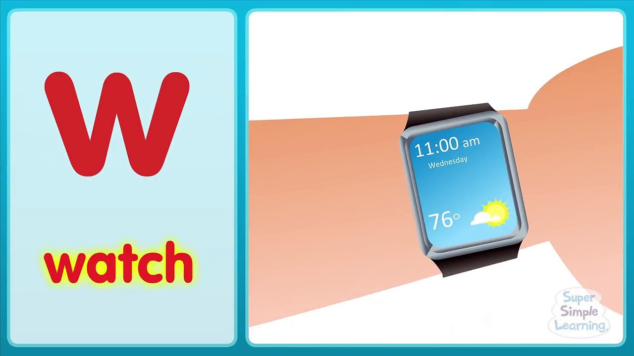 The W Song (Lowercase) | Alphabet Song | Super Simple ABCs - video ...