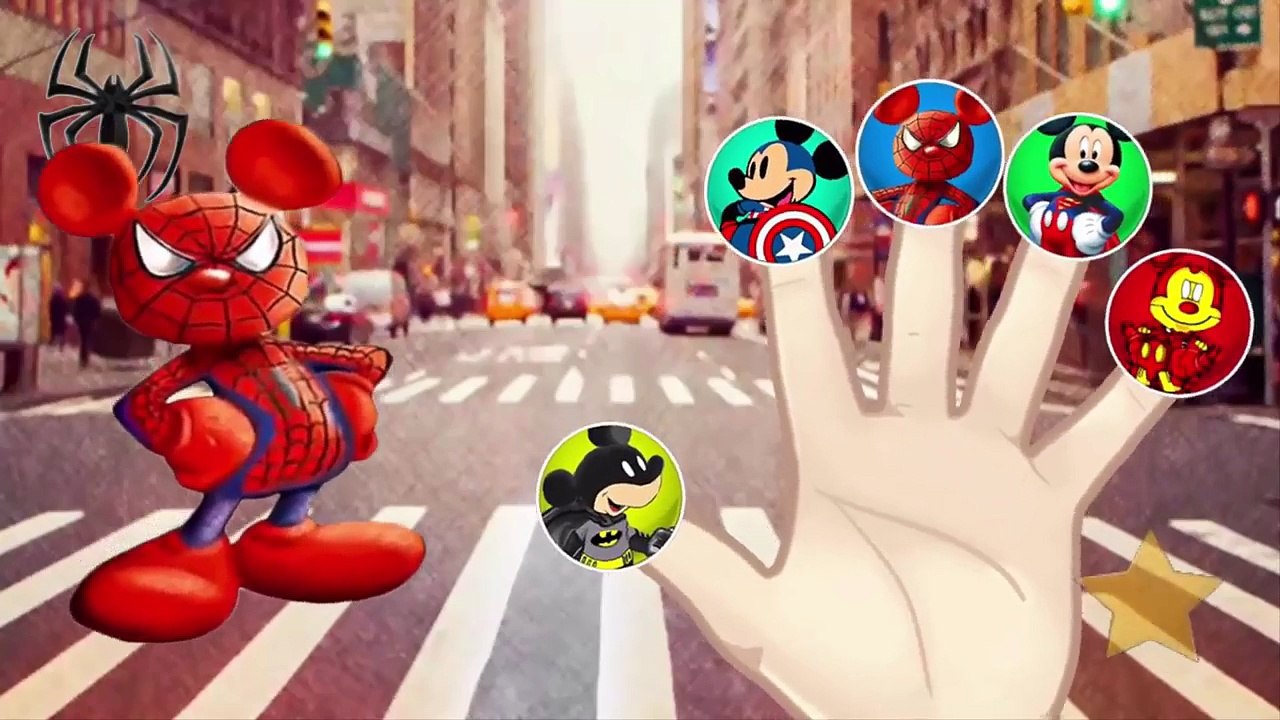 Finger Family Song Collection! Mickey Mouse Hulk and Hulk Friends ...