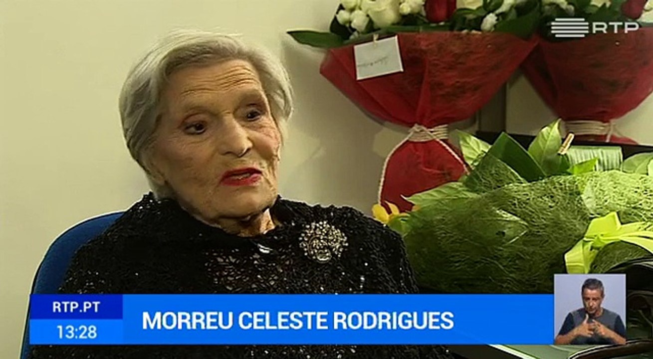 Fadista Celeste Rodrigues Morreu Aos 95 Anos Vídeo Dailymotion
