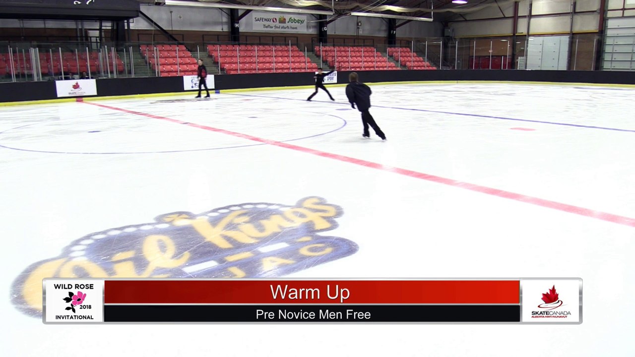 Pre Novice Men Free - 2018 Wild Rose Invitational- Sobeys Arena - video ...