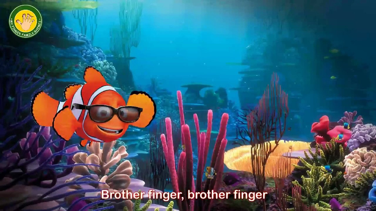 Finger Family NEMO Nursery Rhymes for Childrens Babies and Toddlers ...
