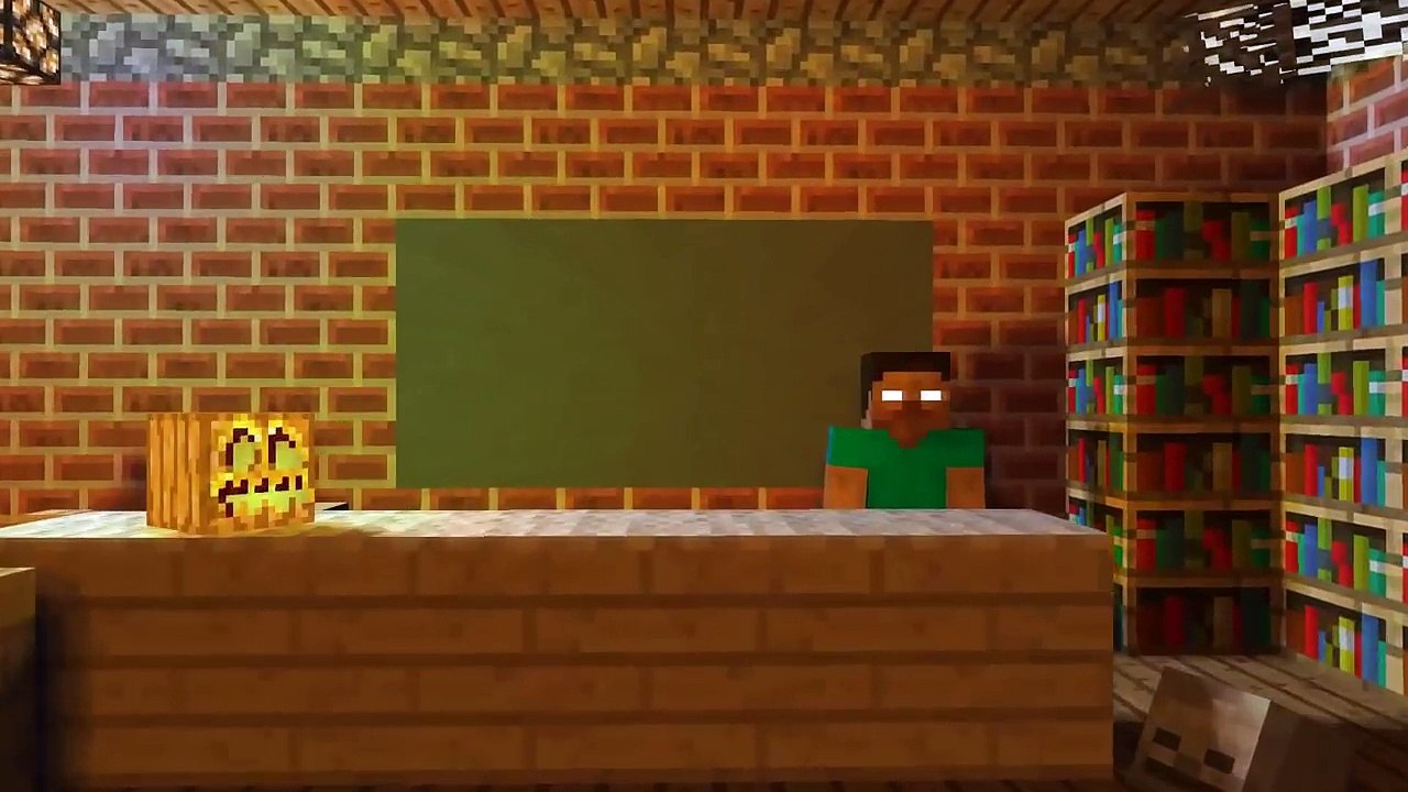 Monster School: Scary Halloween Challenge Minecraft Animation - video ...