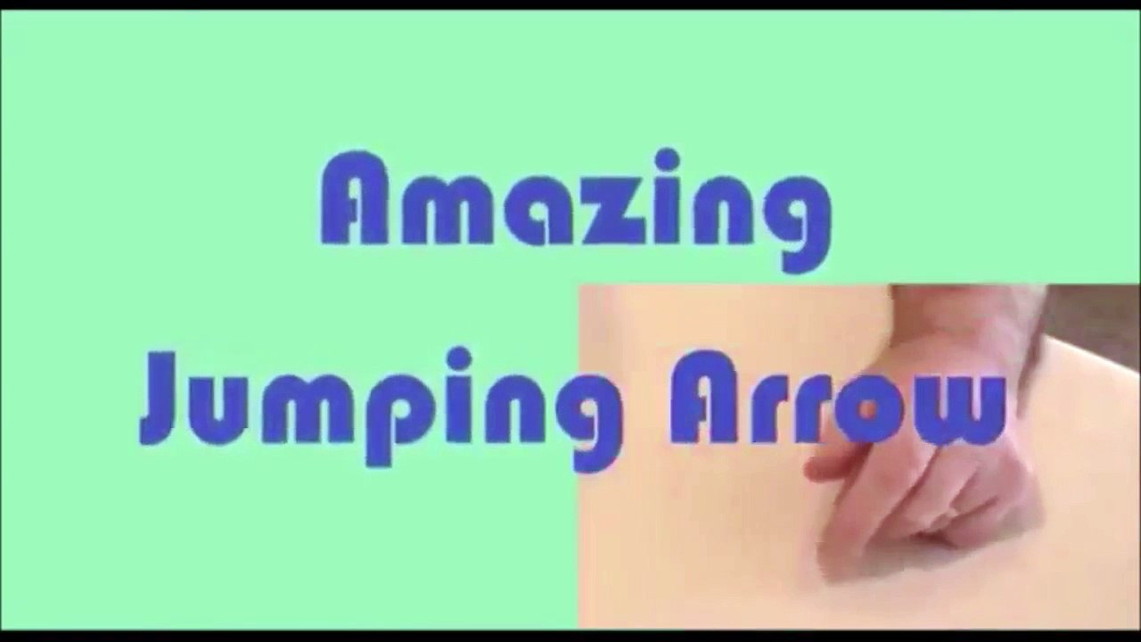 Amazing Jumping Arrow - A White Arrow Appears To Be Alive As It Jumps ...