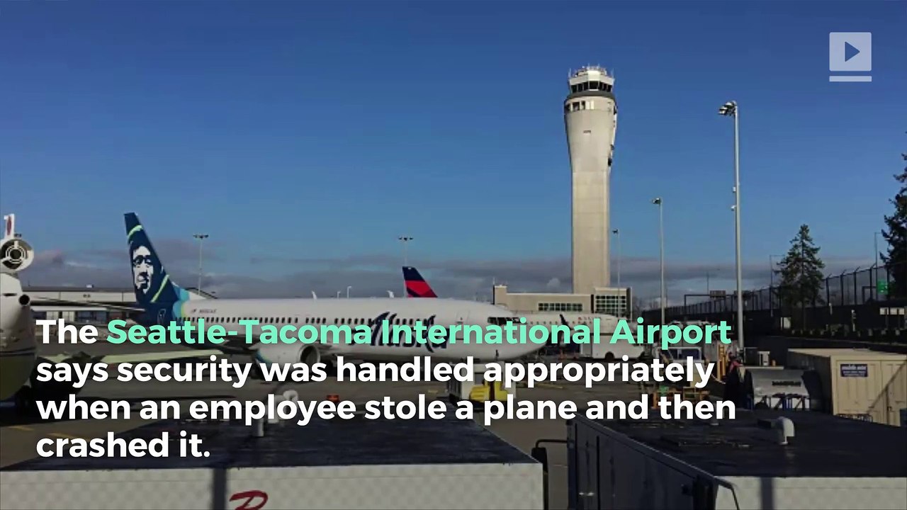 Seattle Airport Issues Statement on Stolen Plane Fiasco - video Dailymotion