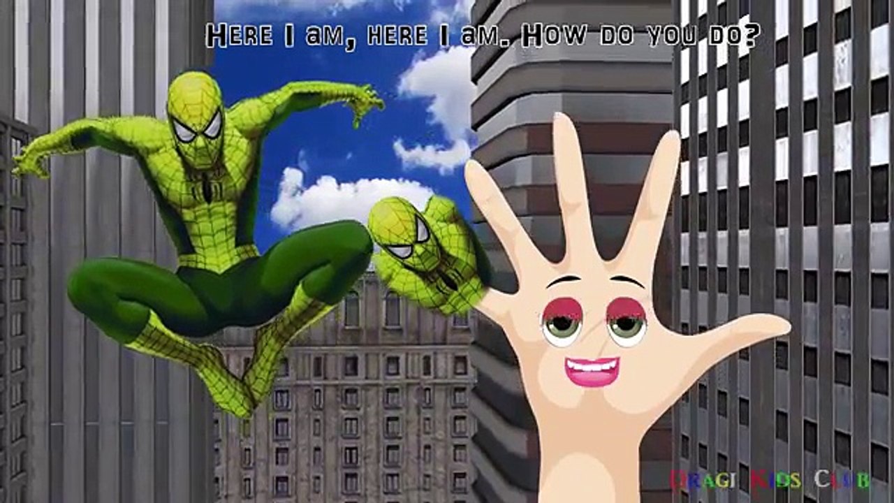 Finger Family Spiderman | Nursery Rhymes for Children | Spiderman ...
