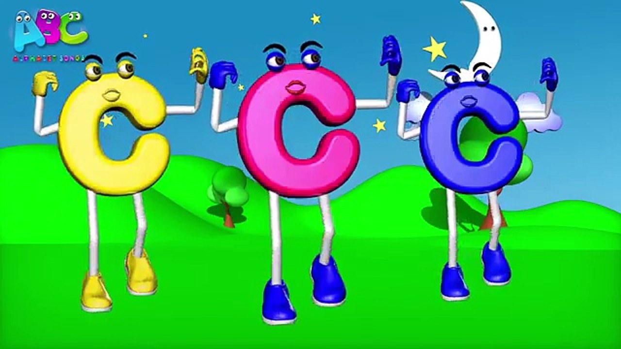 Phonics Letter C Song | ABC Song | ABC rhymes for children in 3D ...