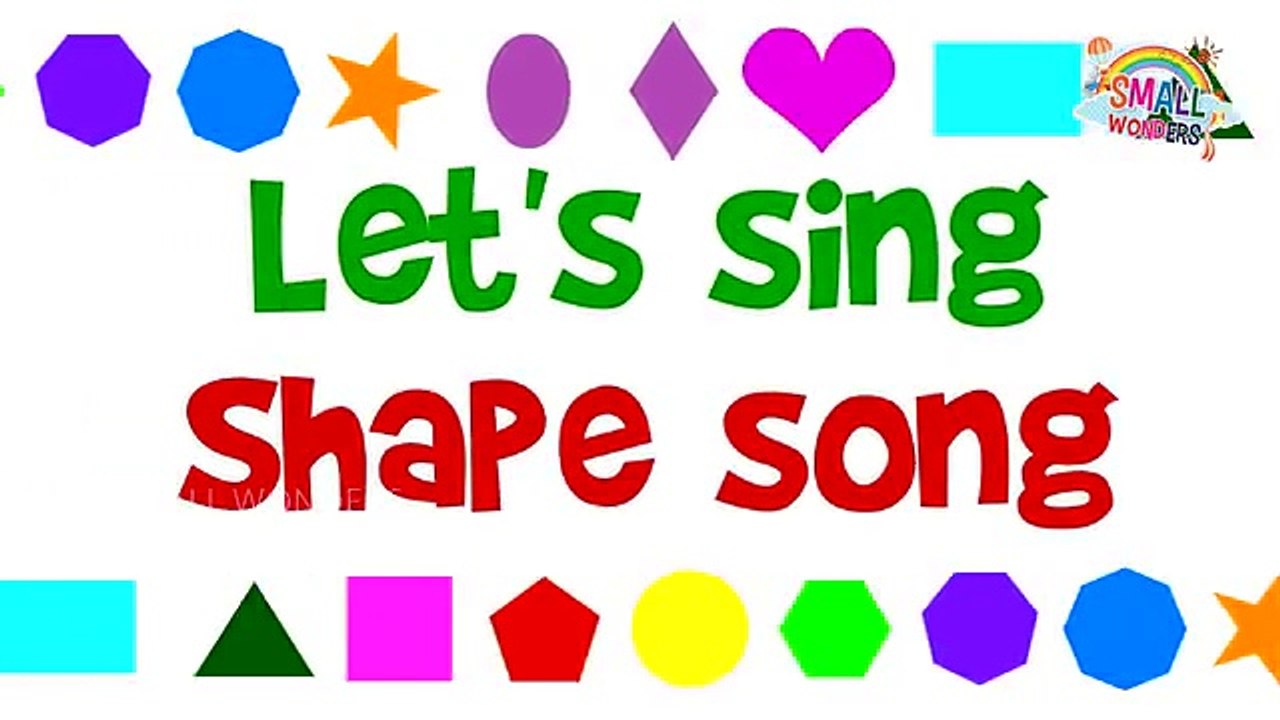 Learn Shape Song | Shapes Song | Shape Nursery Rhymes For Children ...