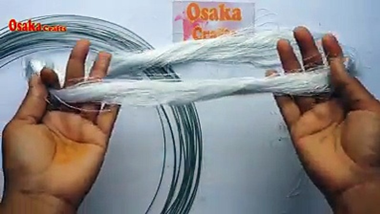 - DIY: Silk Thread Crafts!!! How to Make Easy & Beautiful Flower Stick ...