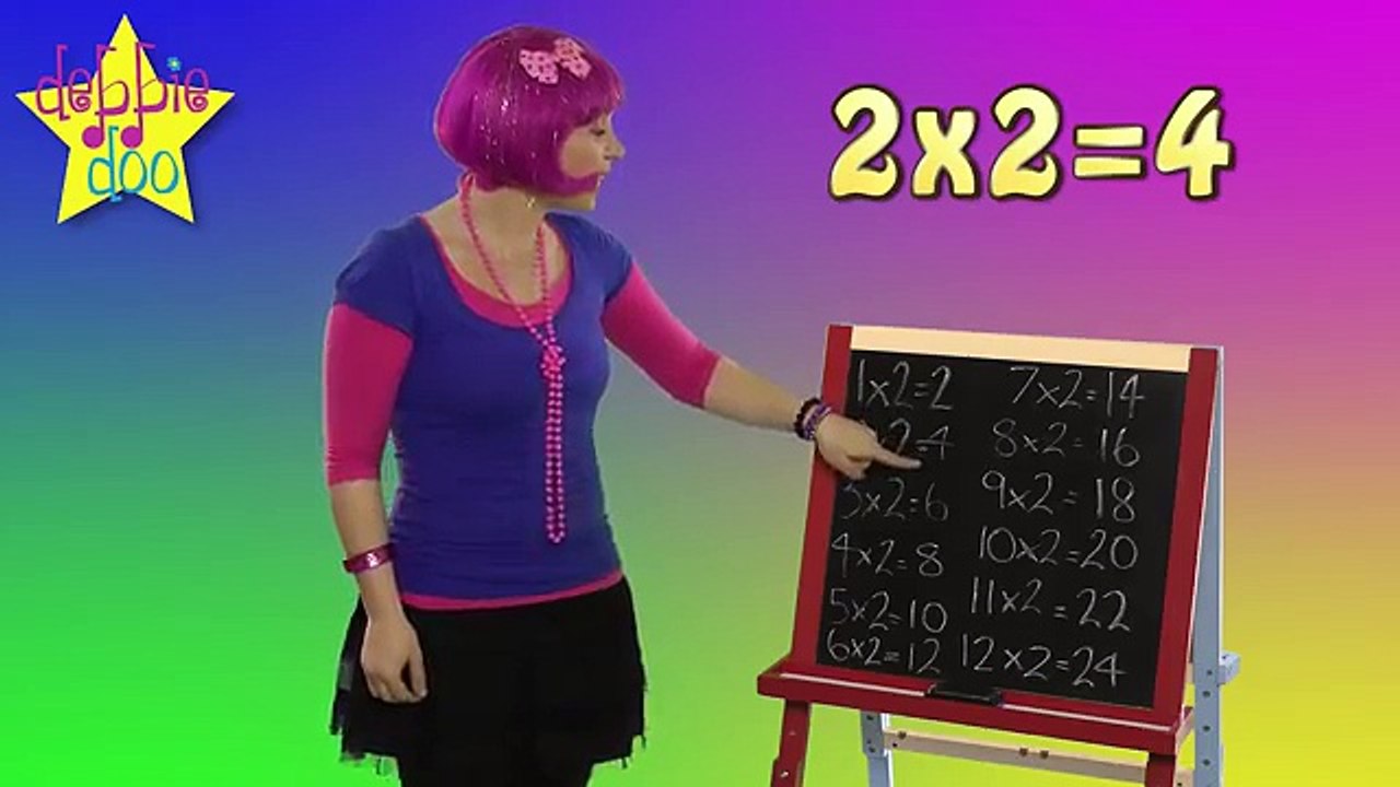 Timetable Songs For Children | 2 Times Table Song | Multiplication Song ...