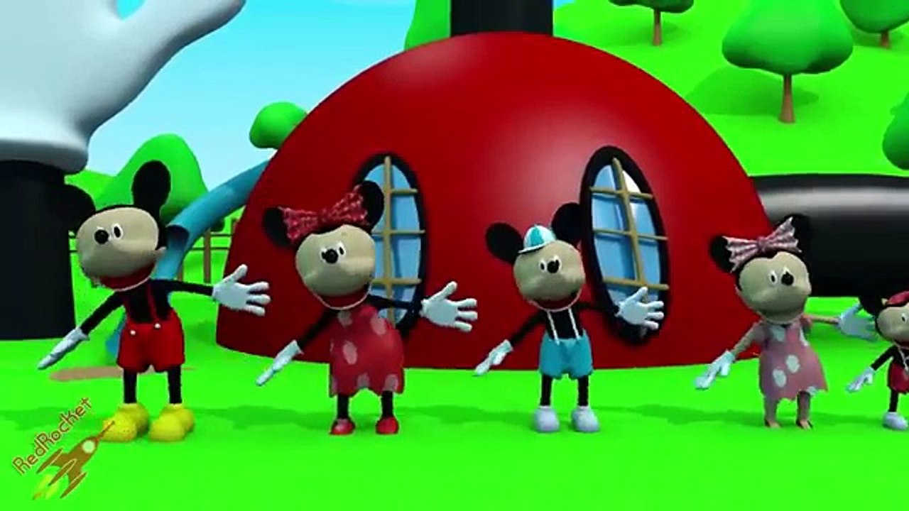 3D MICKEY MOUSE SPANISH Finger Family | Red Rocket Channel - video ...