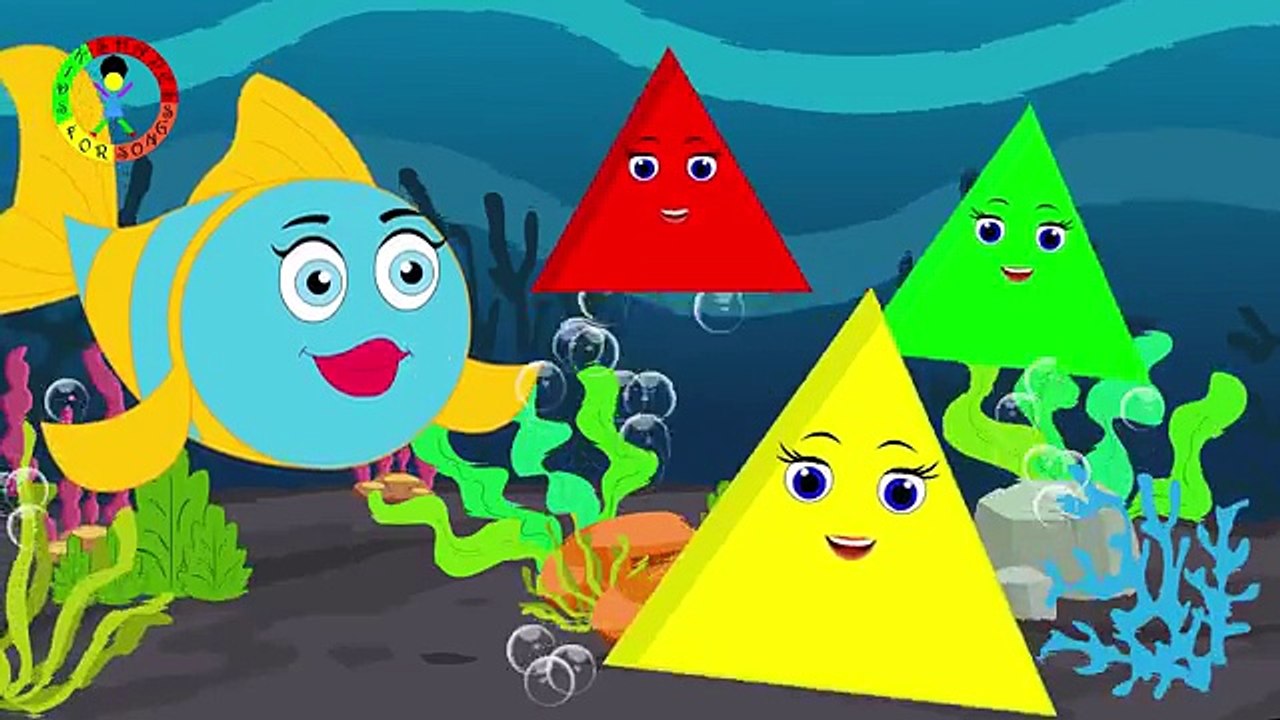 Triangle Song | The Shapes Song | Triangle Song For Kids | Nursery ...