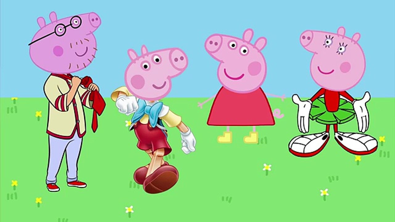 #PEPPA PIG Simpsons Pinocchio Boss Baby | #ANIMATION KIDS PAINTING For ...