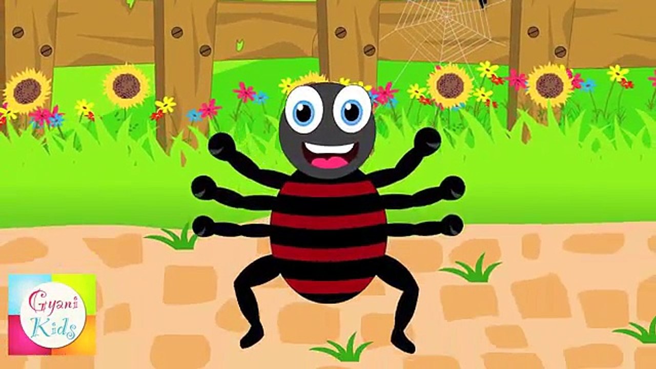 Incy Wincy Spider (Itsy Bitsy Spider) Nursery Rhyme | Kids Animation ...