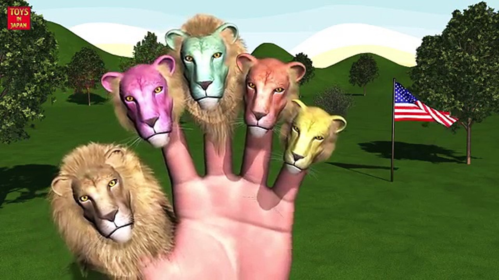 Lion Finger Family Collection Top 10 Finger Family