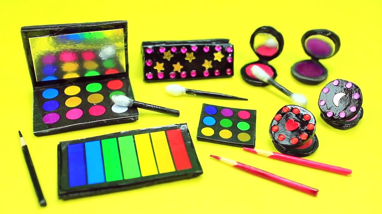 How to Make Miniature Makeup Items / Cosmetic Products - Easy DIY ...