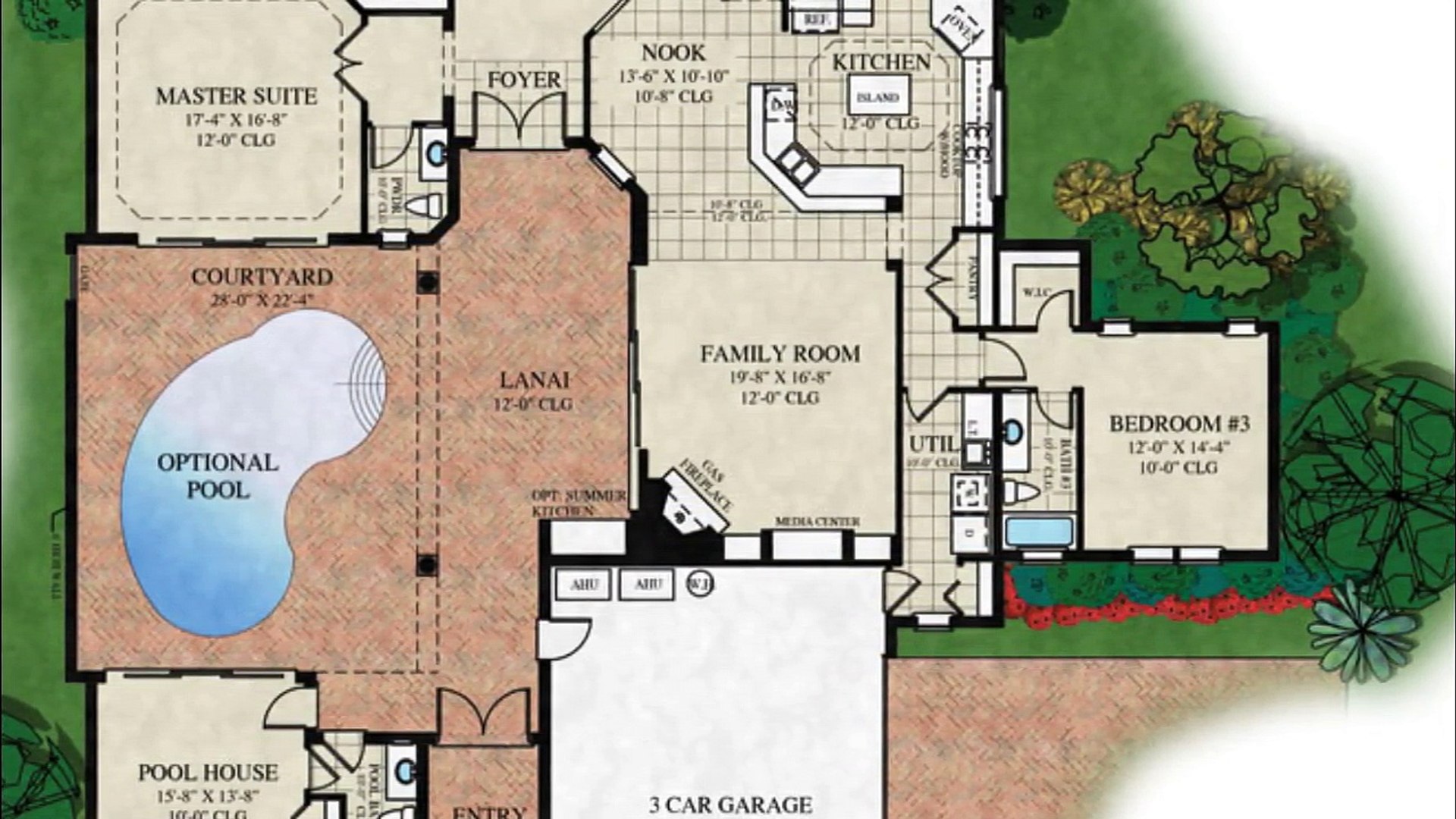 House Plans With Courtyard Entry