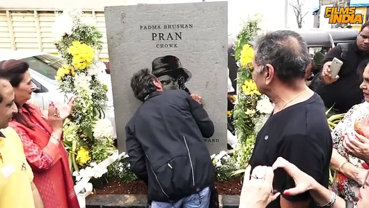 Actor Pran Sahab Chowk in Mumbai Named After By Jacky Shroff - video ...