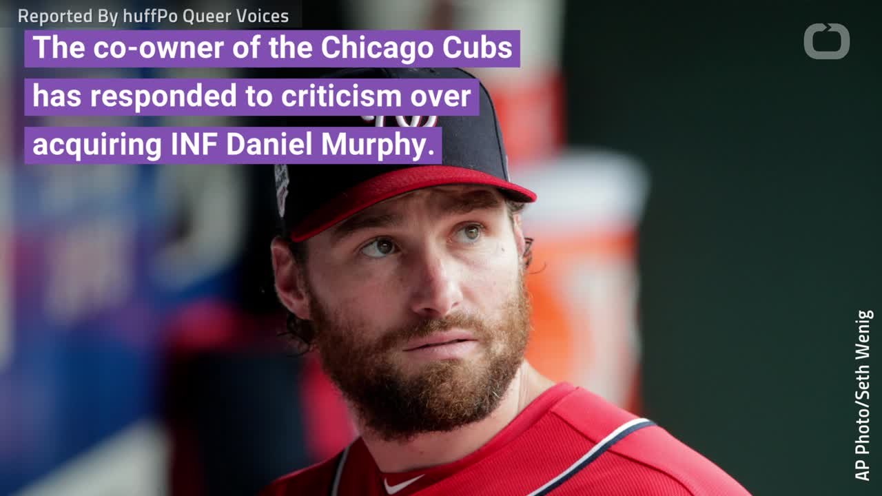 Cubs Defend Daniel Murphy Trade Despite His Anti-LGBTQ Views - video ...