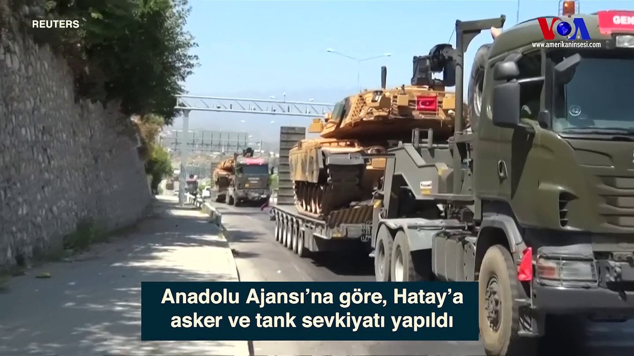 Hatay'a Tank Sevkiyatı - Dailymotion Video