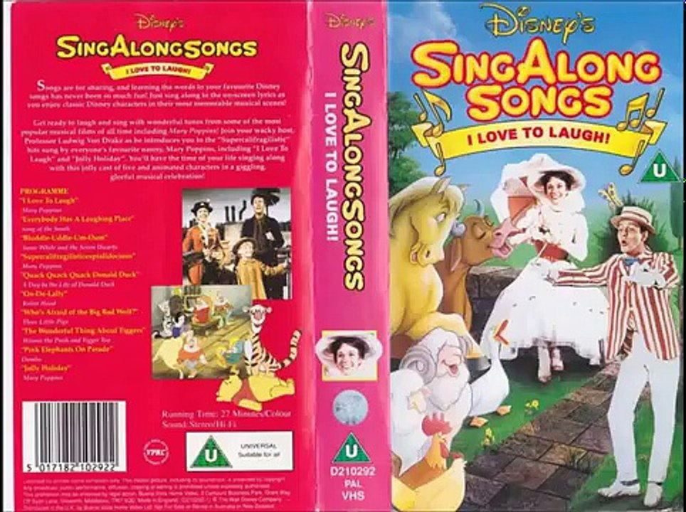 Disney Sing Along Songs: I Love to Laugh - video Dailymotion