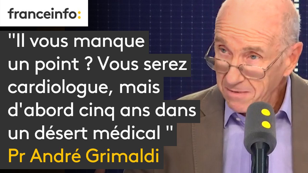 "Il vous manque un point ? Vous serez cardiologue, mais d’abord cinq ...
