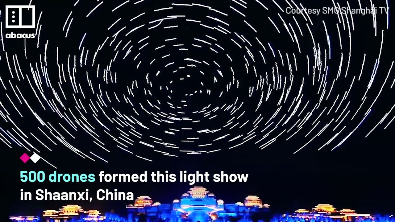 China drone show for Mid-Autumn Festival - video Dailymotion
