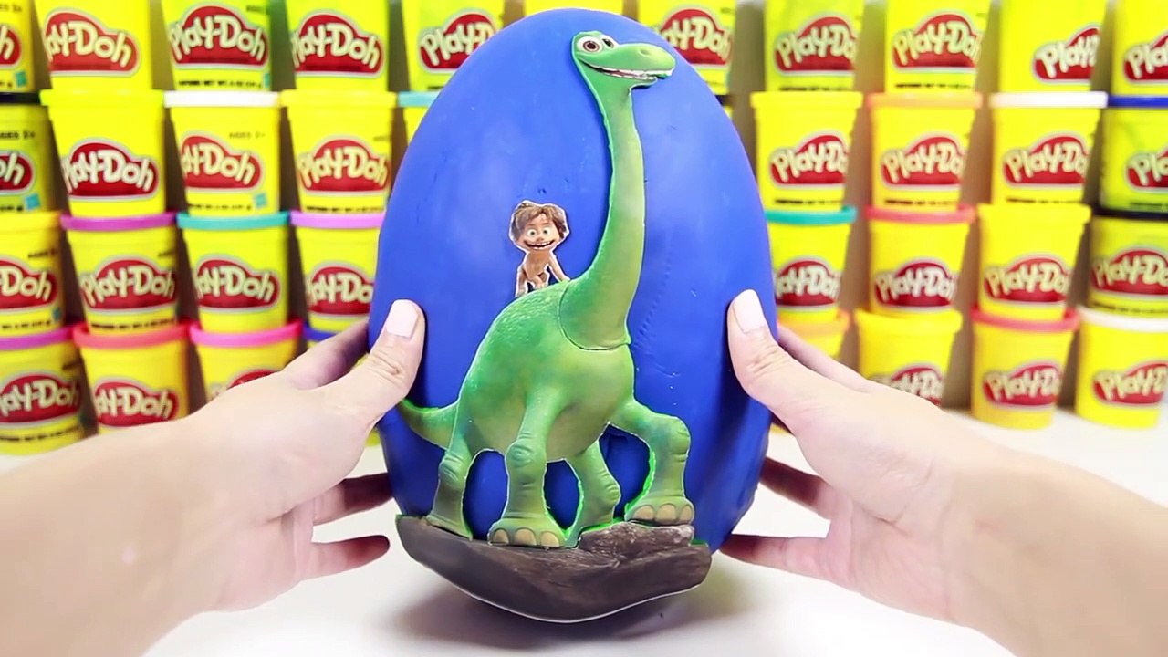 Disney Pixars THE GOOD DINOSAUR Arlo & Spot Play Doh Surprise Eggs ...