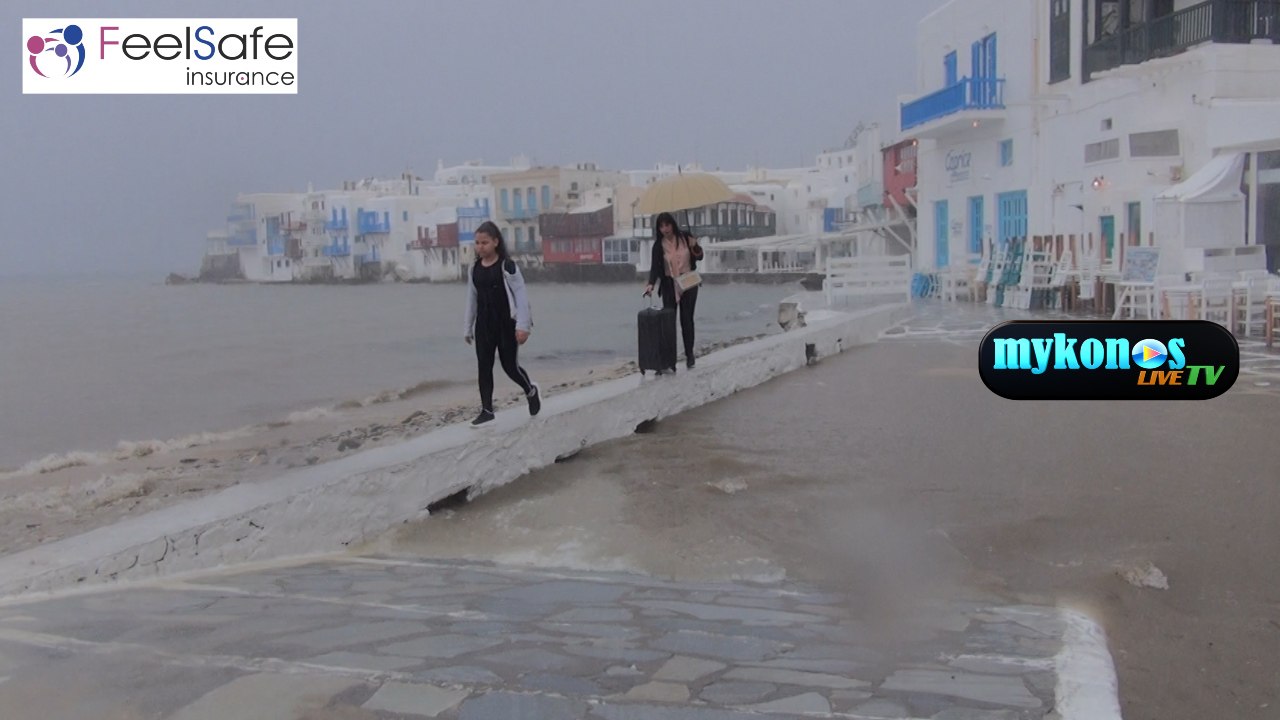 ΣΤΟ ΕΛΕΟΣ ΤΟΥ ΖΟΡΜΠΑ Η ΜΥΚΟΝΟΣ-ΠΛΗΜΜΥΡΙΣΑΝ ΟΙ ΔΡΟΜΟΙ ΚΑΙ ΤΑ ΣΟΚΑΚΙΑ ...