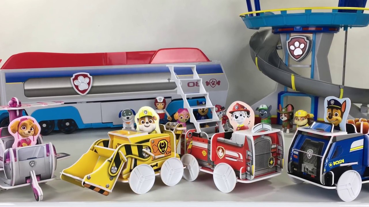 Paw Patrol Papercraft Vehicles : Build-a-Story from Jupiter Creations ...