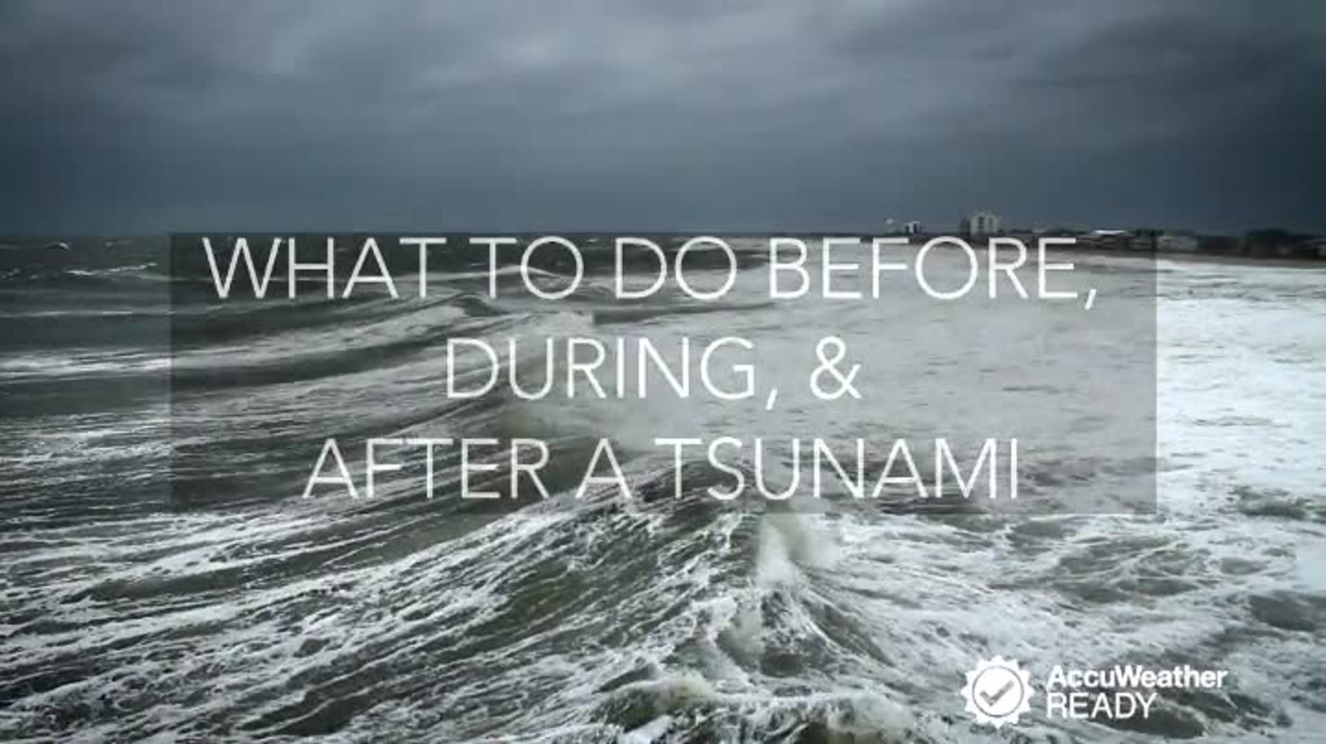 What To Do During Tsunami