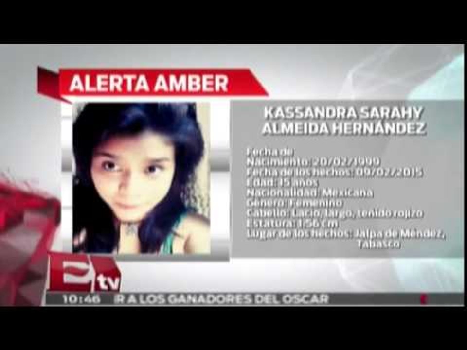 ALERTA AMBER Paola Arias y Kassandra Almeida / Excélsior informa ...