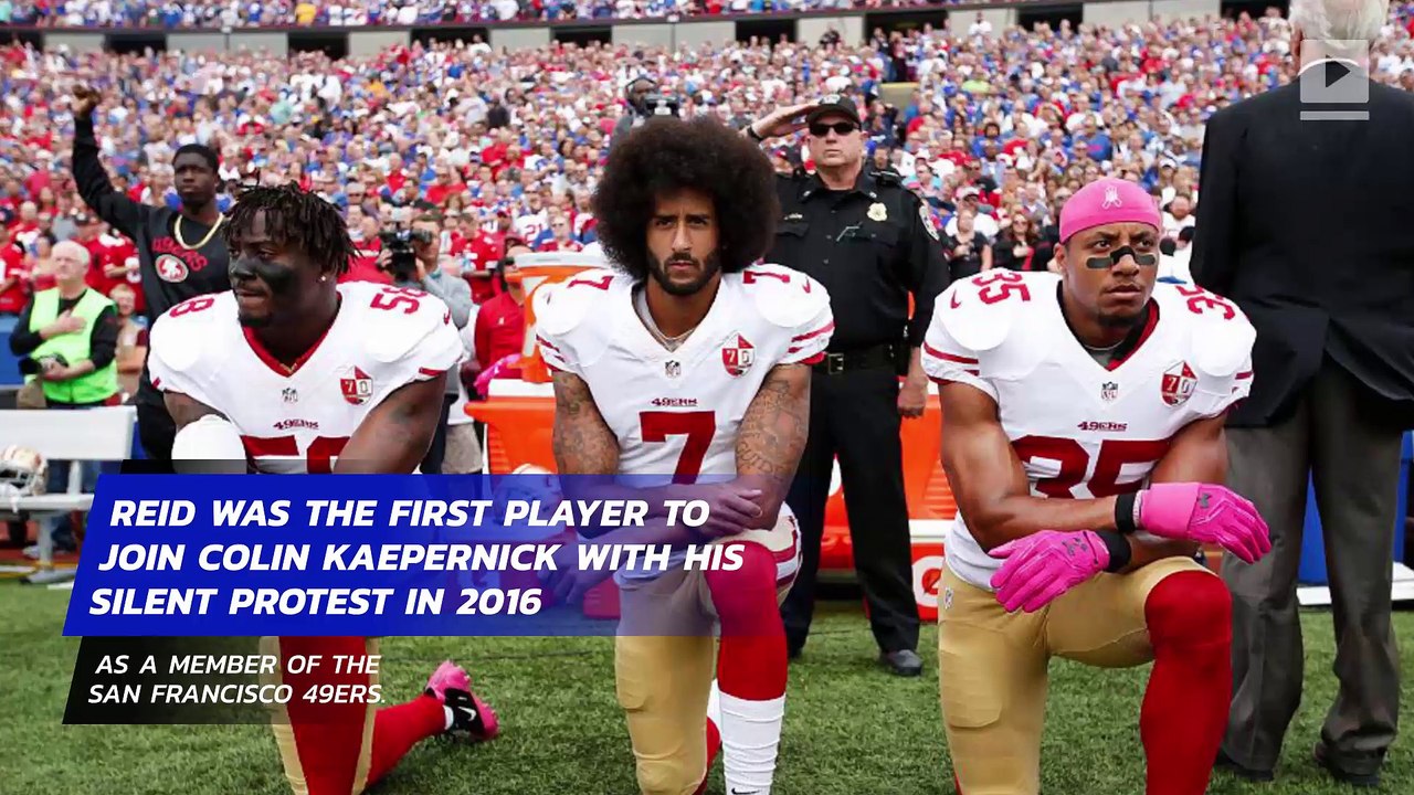 Eric Reid Continues to Kneel During National Anthem as Panthers Player ...