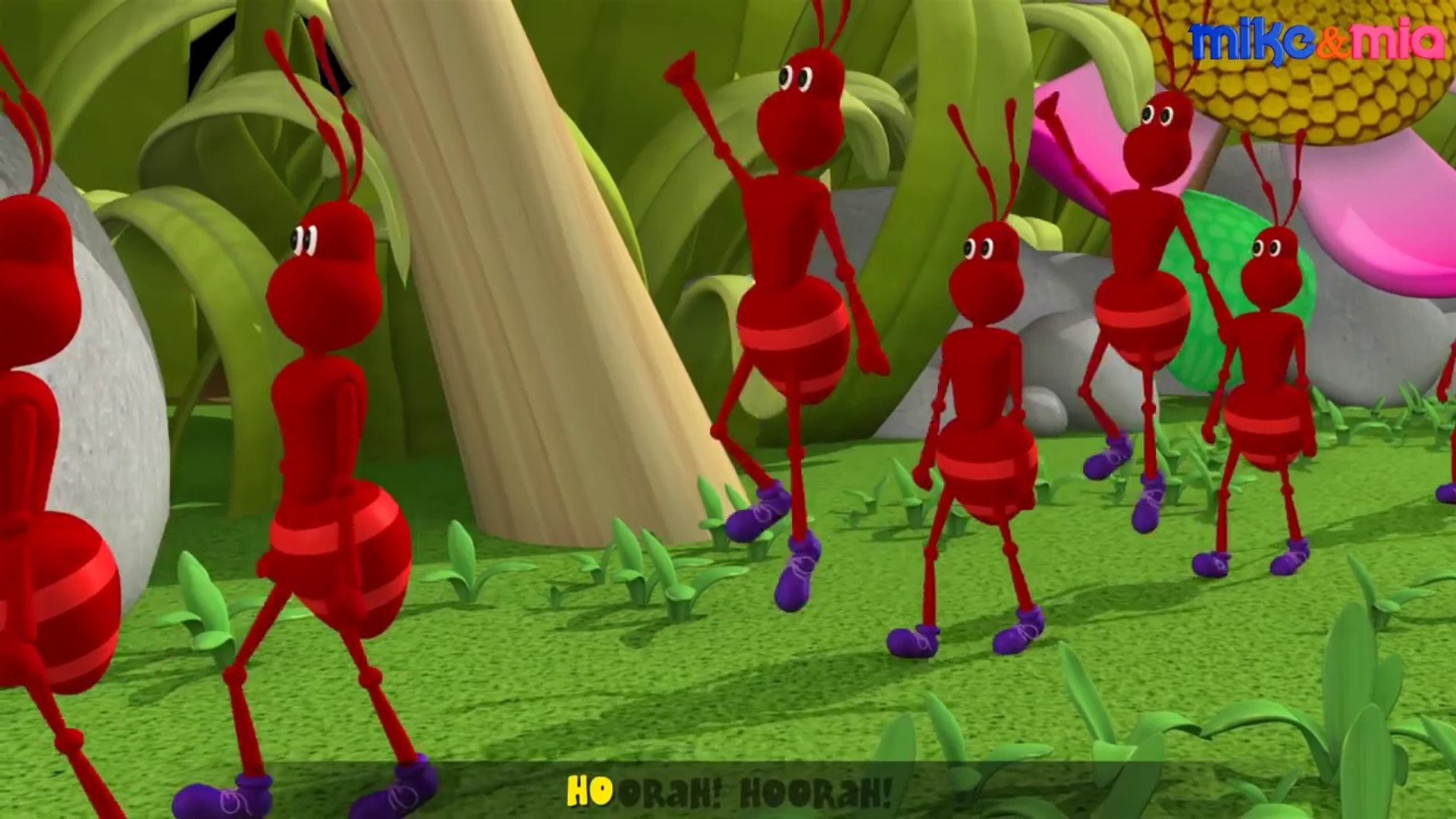 Ants Marching Cartoon