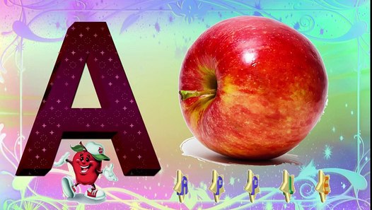a is for apple abc song nursery rhymes alphabet songs phonics a b c d ...