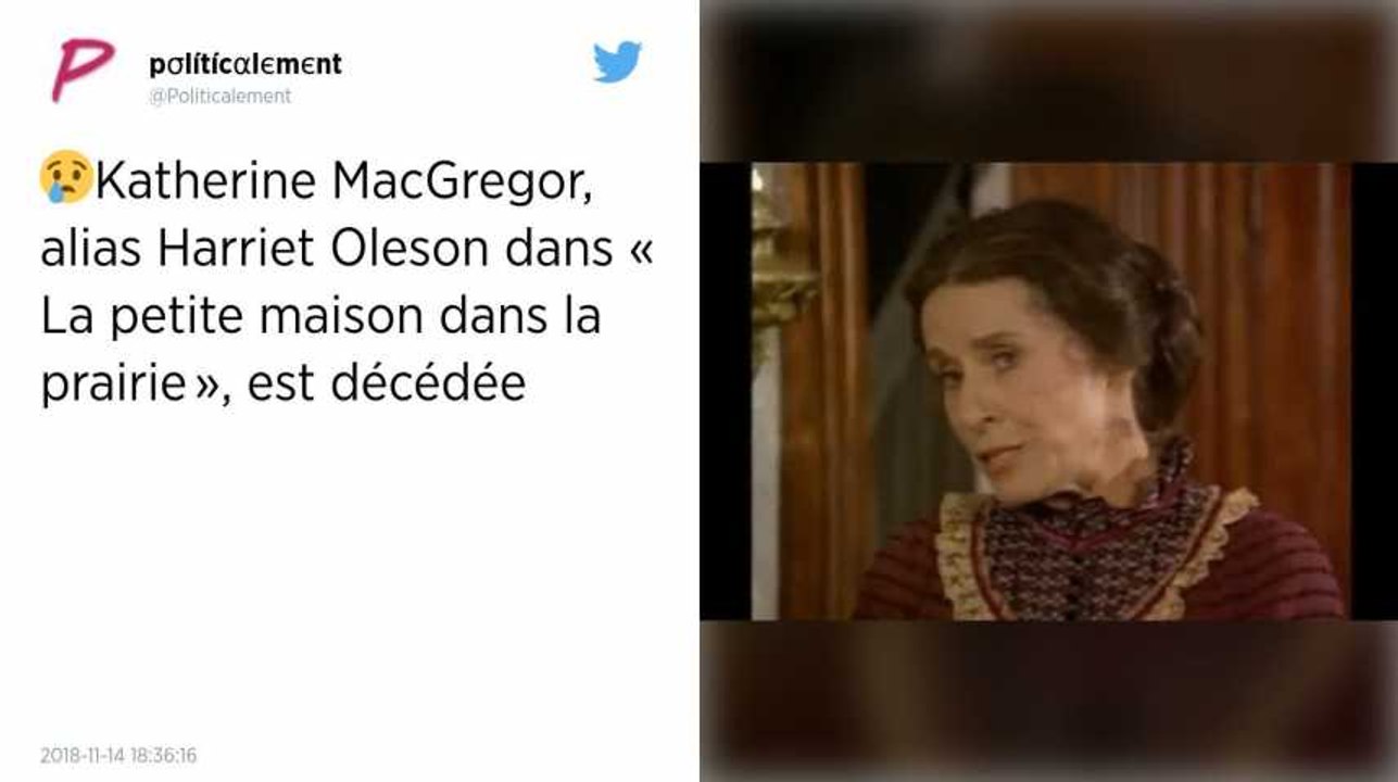 Katherine MacGregor, alias Harriet Oleson dans « La petite maison dans ...