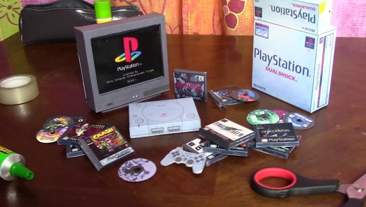 Papercraft - La PlayStation - Vidéo Dailymotion