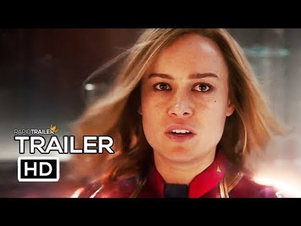 Captain Marvel Official Trailer 2 2019 Brie Larson Marvel Superhero