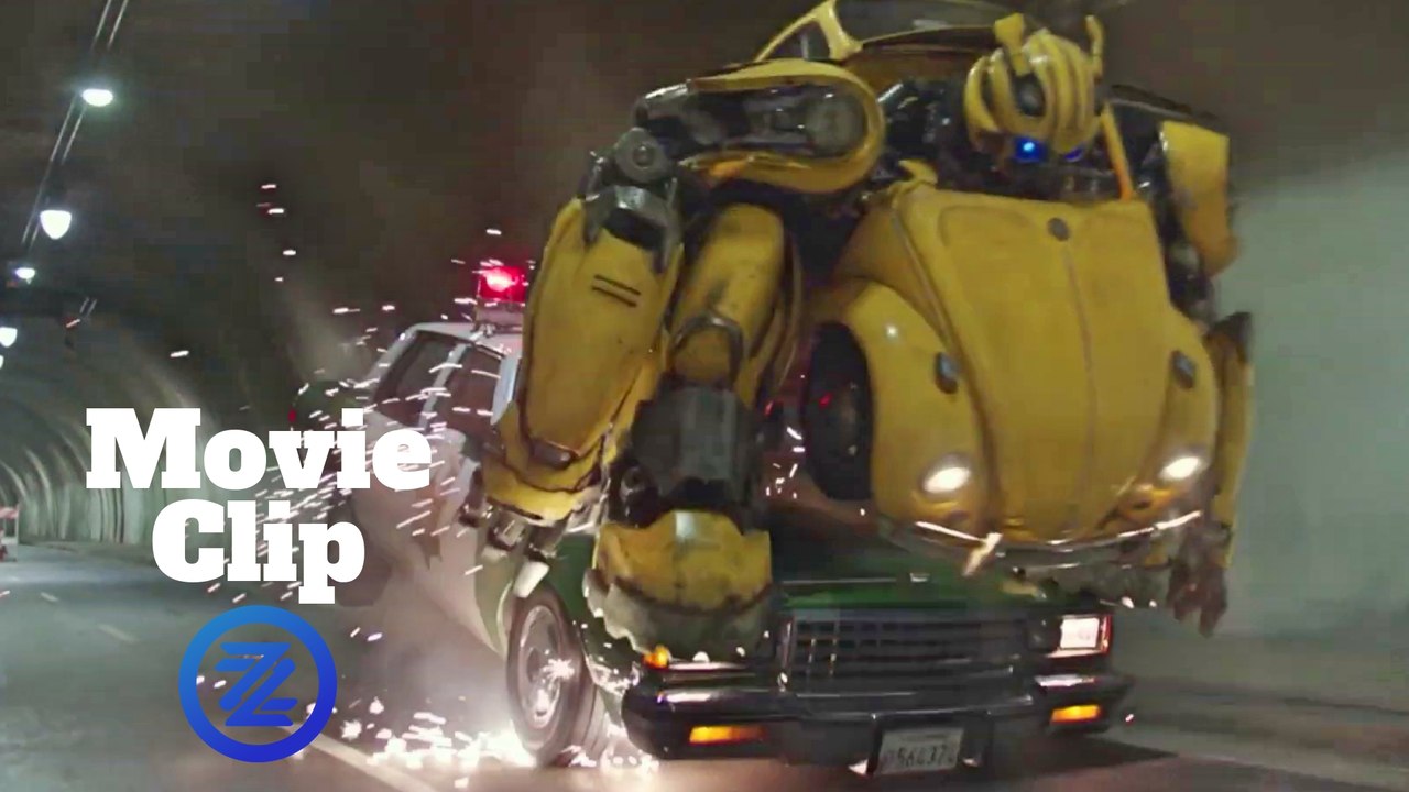 Bumblebee Movie Clip - Police Chase (2018) Hailee Steinfeld Action ...