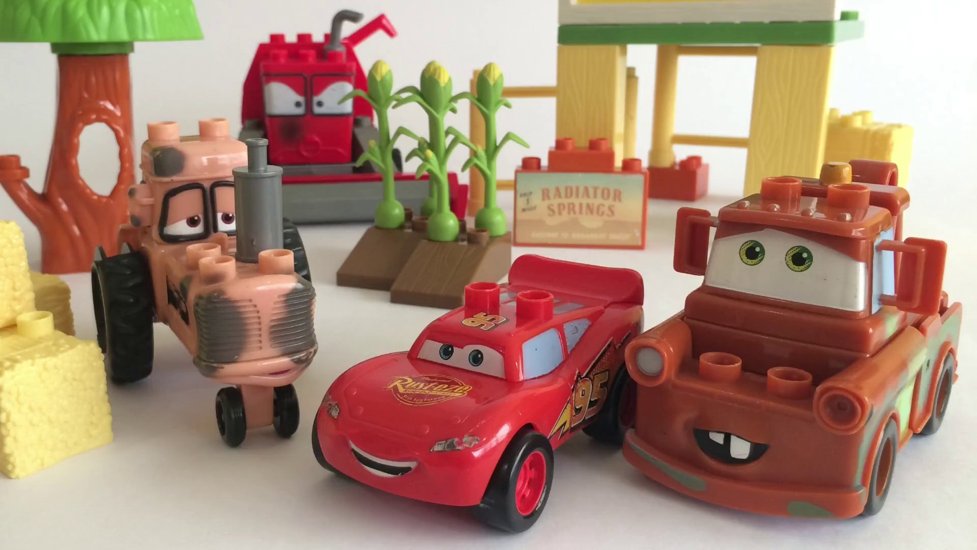 Mater And Lightning Mcqueen Tractor Tipping