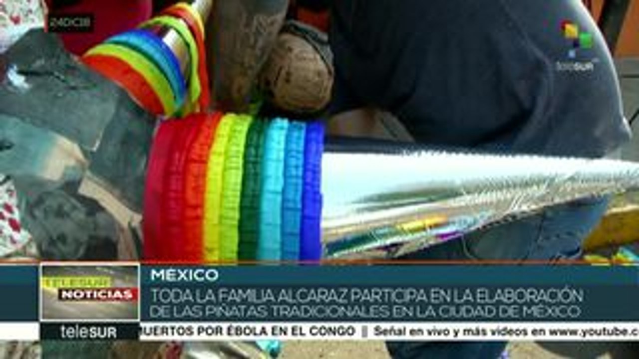 México: familia Alcaraz preserva la tradicional elaboración de piñatas ...