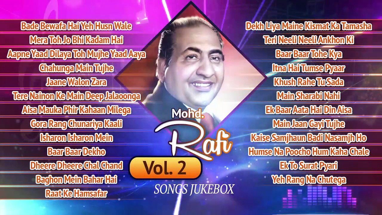 Best of Mohammed Rafi - Volume 2 | Mohammed Rafi Hits | Evergreen ...