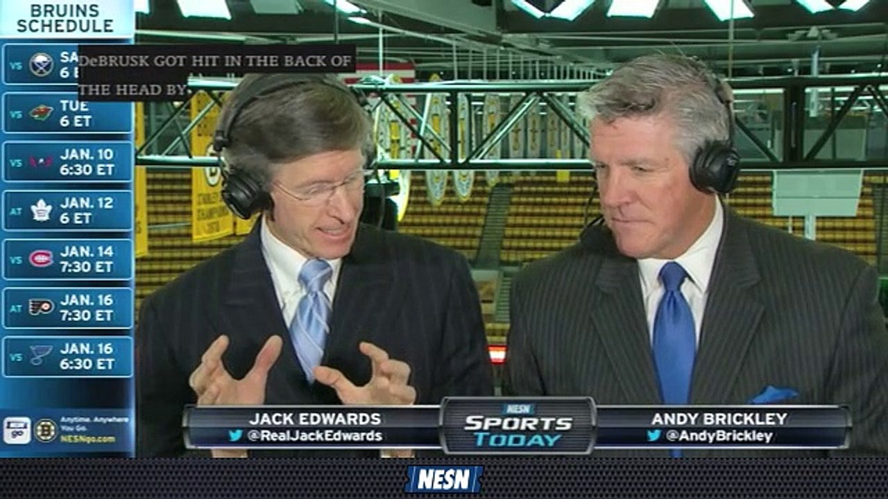 NESN Sports Today: Andy Brickley, Jack Edwards Break Down Bruins' Win ...