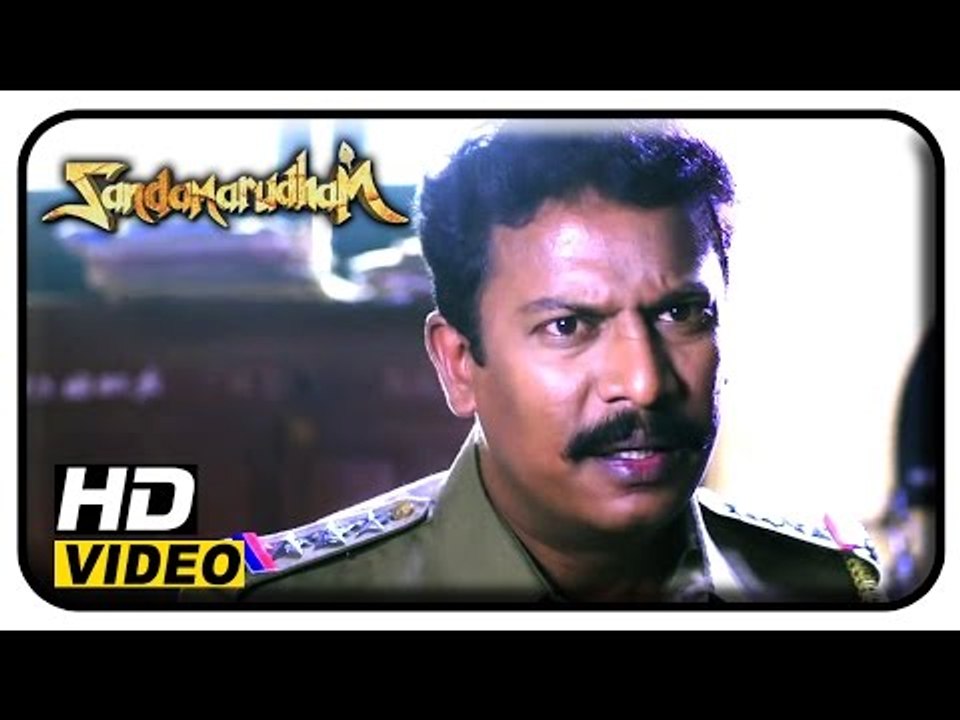 Sandamarutham Tamil Movie Scenes | Samuthirakani questions other police ...