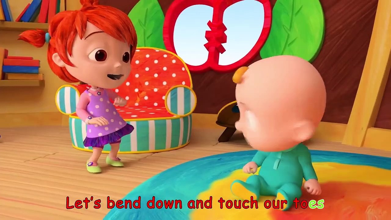The Stretching and Exercise Song | CoCoMelon Nursery Rhymes & Kids ...