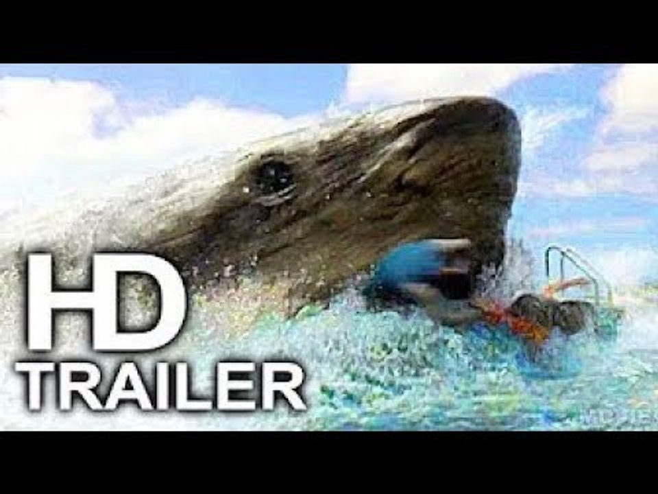 THE MEG Megalodon (FIRST LOOK - Beach Scene Clip NEW) 2018 Jason ...