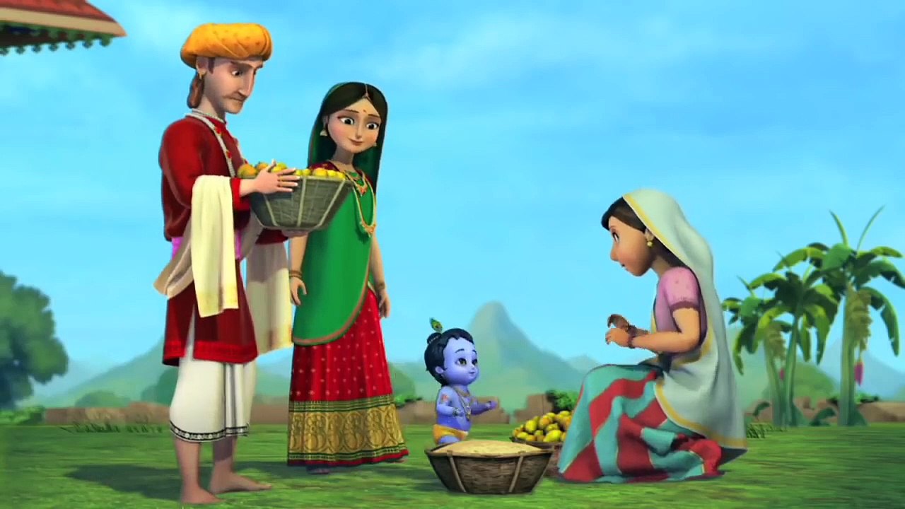 Little Krishna - The Darling of Vrindavan (Hindi) | cartn mvie prt 1/2 ...