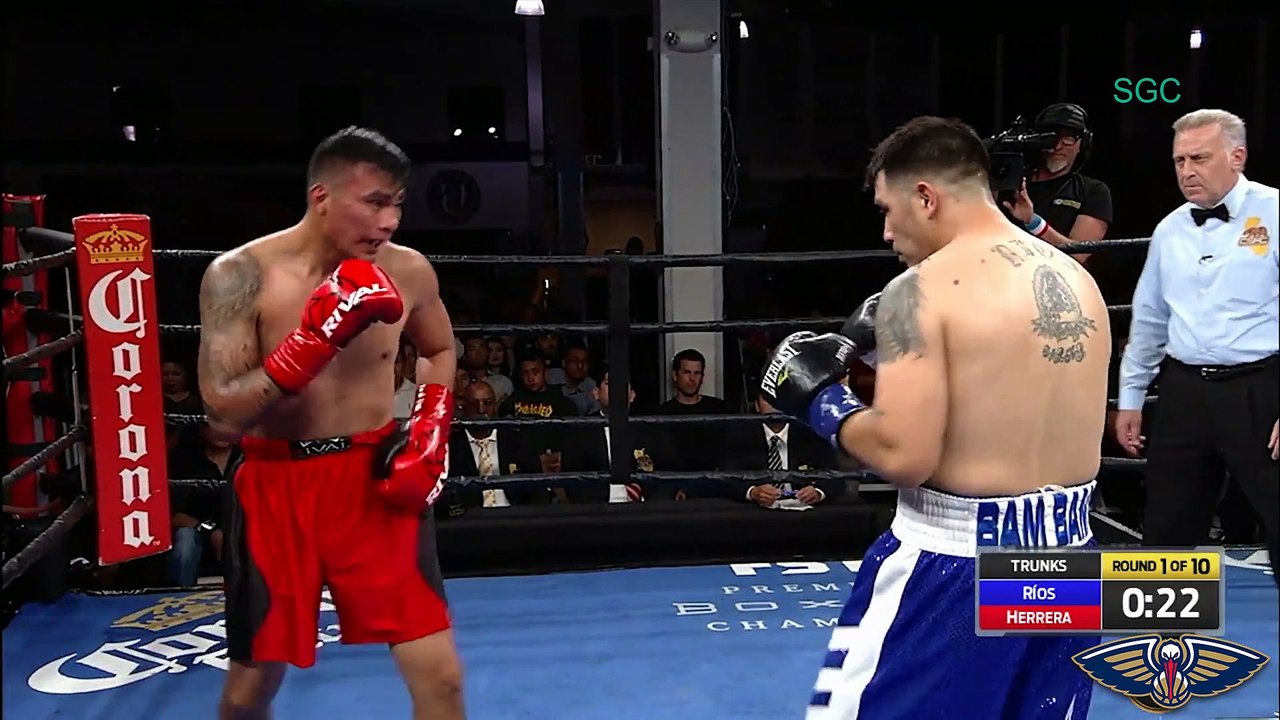 BRANDON RIOS vs AARON HERRERA , WELTERWEIGHTS BOXING , 10 ROUNDS ACTION ...