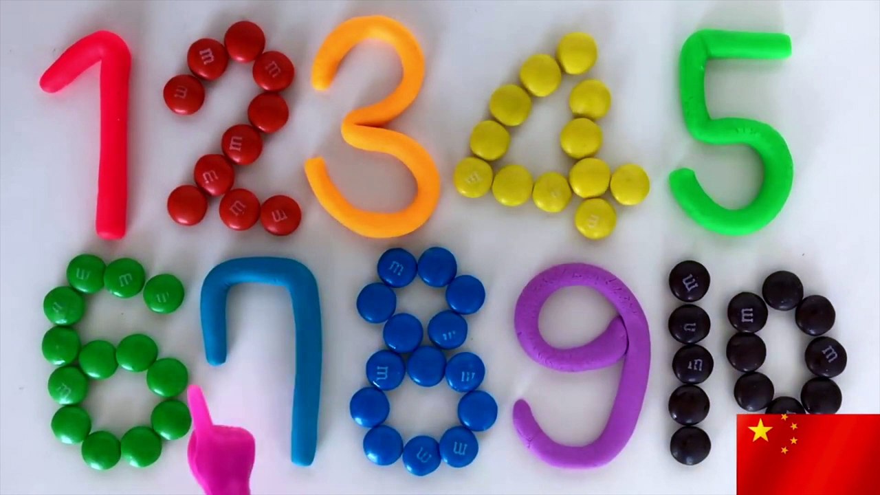 Chinese Number 1-10 & Color 123456789 Play-Doh Toy Soda - Dailymotion Video