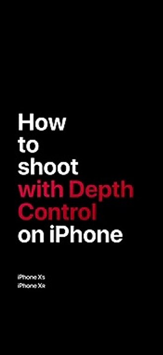 How to shoot with Depth Control on iPhone — Apple - Vidéo Dailymotion