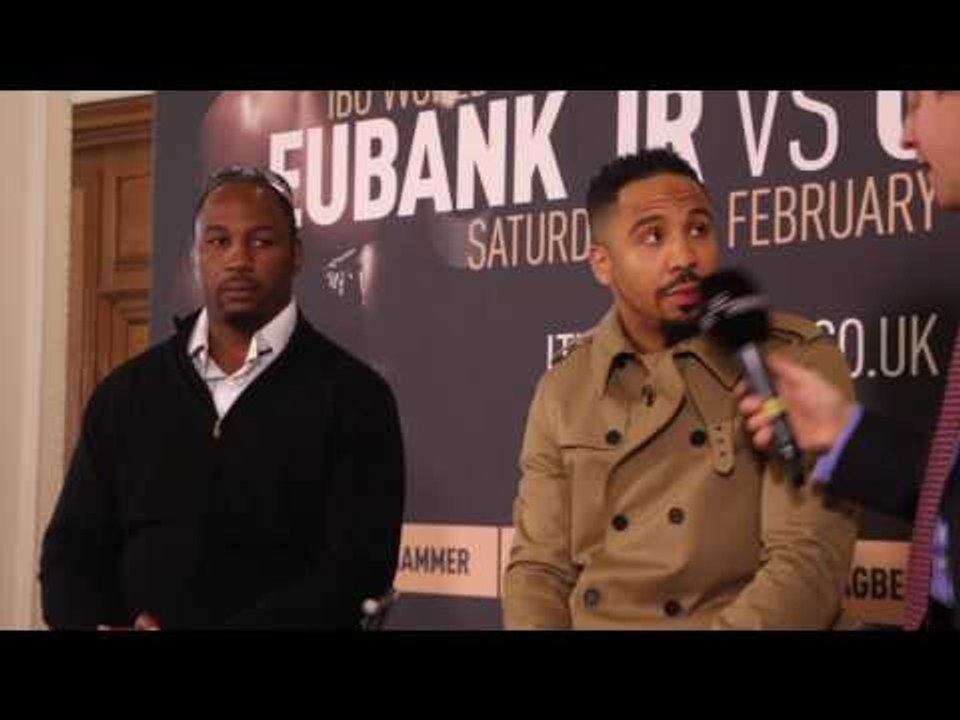 ANDRE WARD & LENNOX LEWIS PRESS CONFERENCE / ON CHRIS EUBANK JR v ...